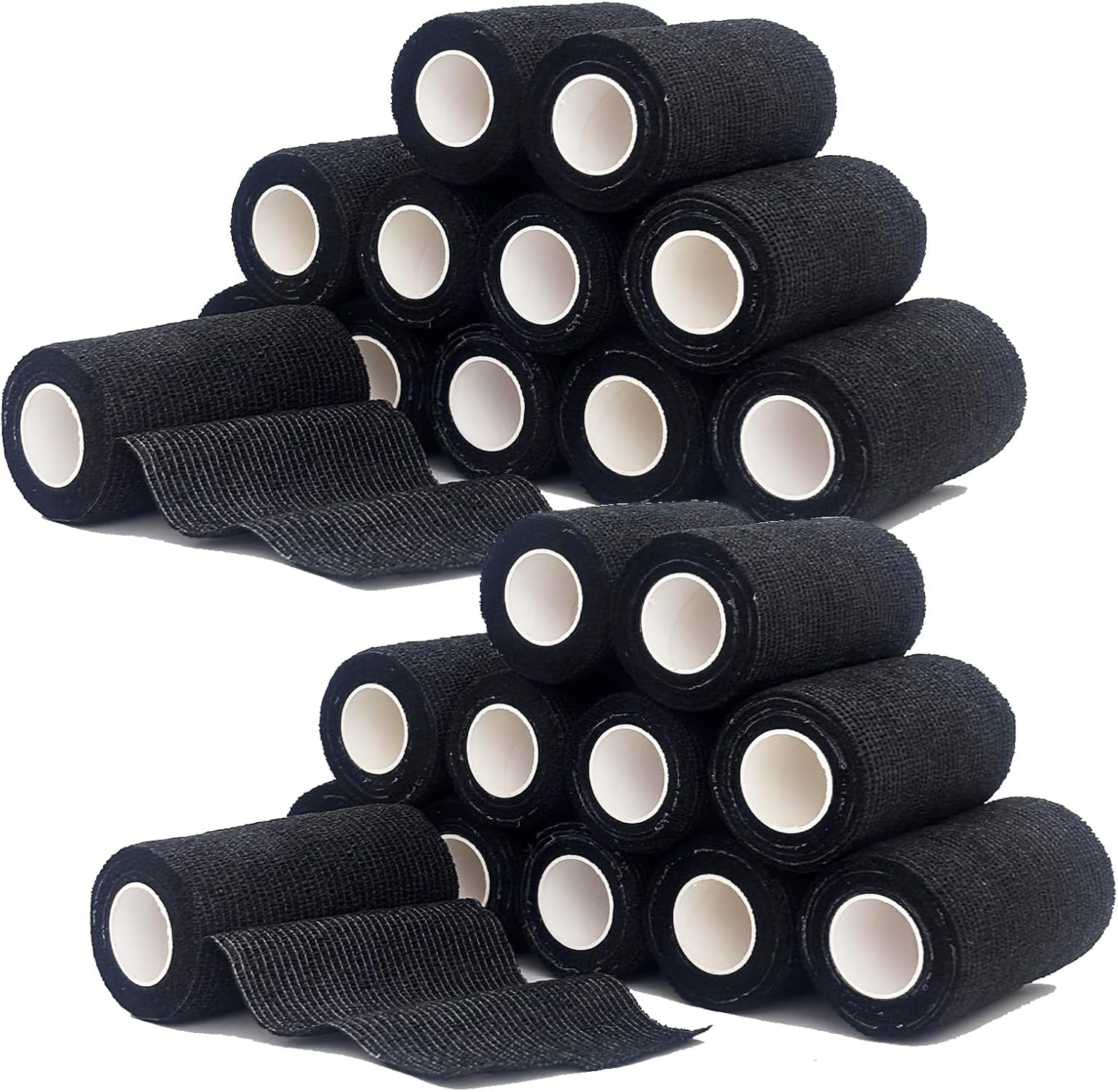 24 Rolls Self Adhesive Bandage Wrap, Vet Wrap 4 Inch for Horses Dogs ...