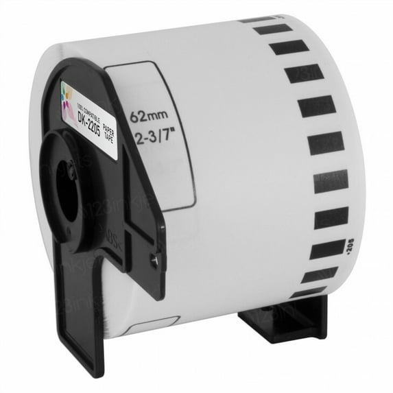 24 Rolls of DK-2205 Brother-Compatible (Continuous) Labels + 2 ...