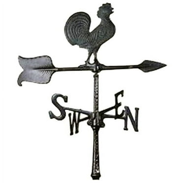 Costway 8ft Ornamental Windmill w/ Weatherproof Frame, Weathervane & 4 ...