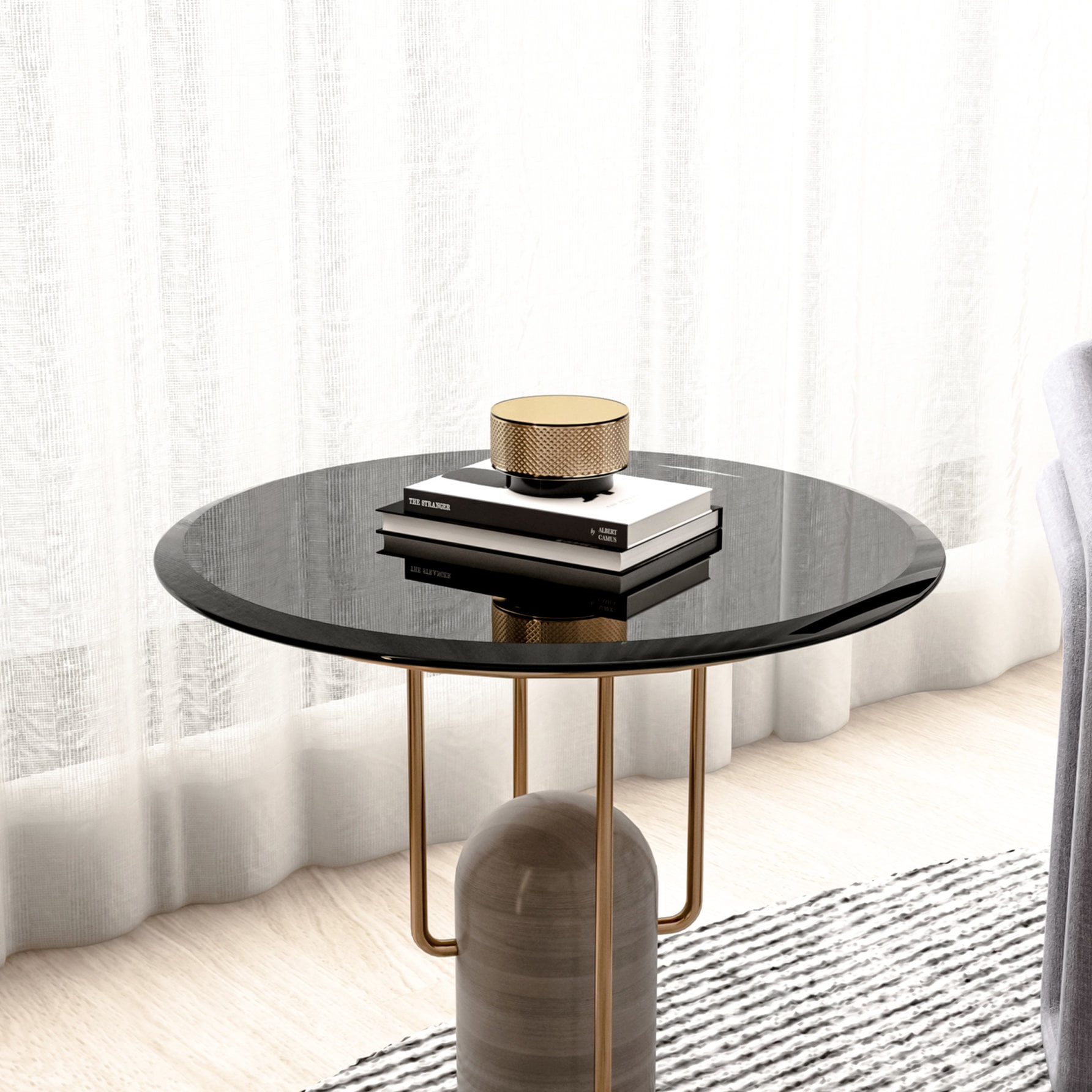 24" Round 2/5" Thick - Wear & Impact Resistant - For Business Meetings ...