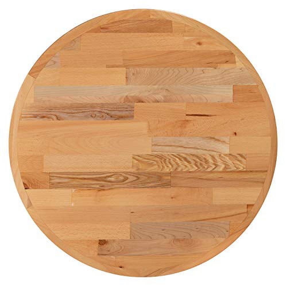 24" Round Butcher Block Style Table Top - Walmart.com