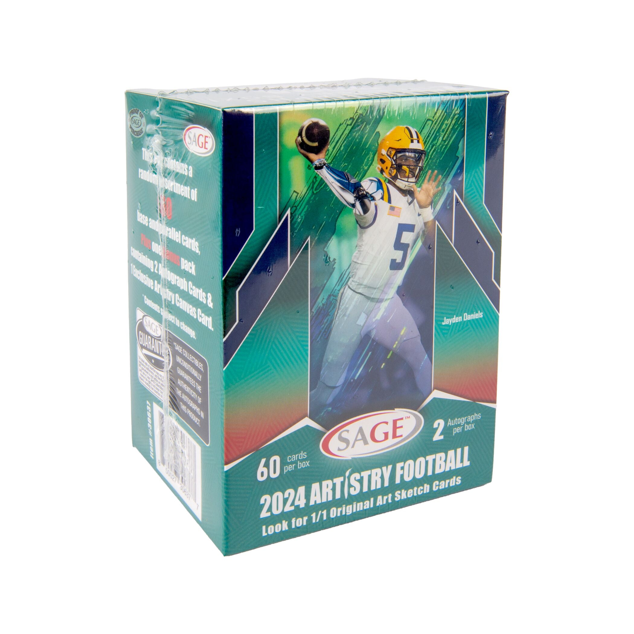 Collectible 2024 Sage Artistry Football Blaster Box - Walmart.com