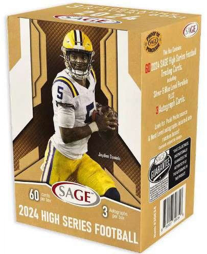 Sage High Series 24-Card Football Value Box - Sports Collection ...