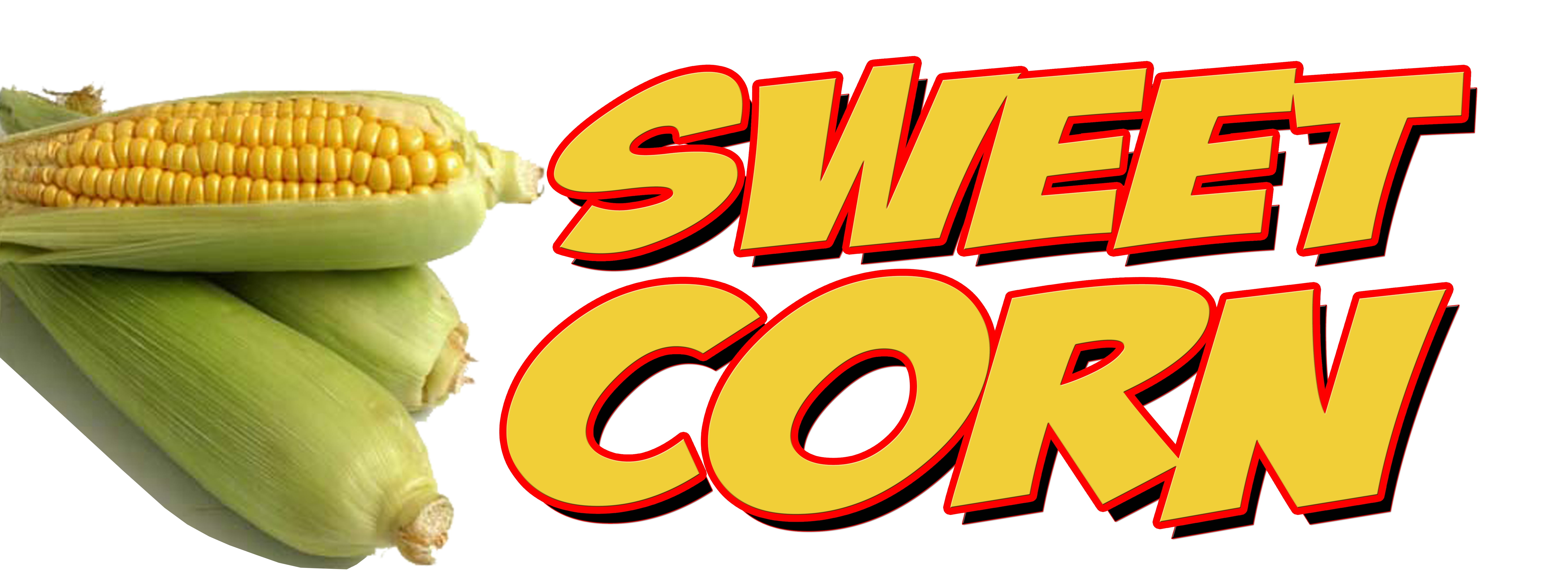 24" SWEET CORN DECAL sticker farmers market stand cob - Walmart.com