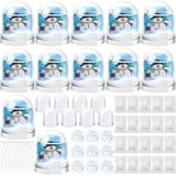 24 Set Christmas Snowman Snow Globe Kits for Kids Bulk Create Your Own ...