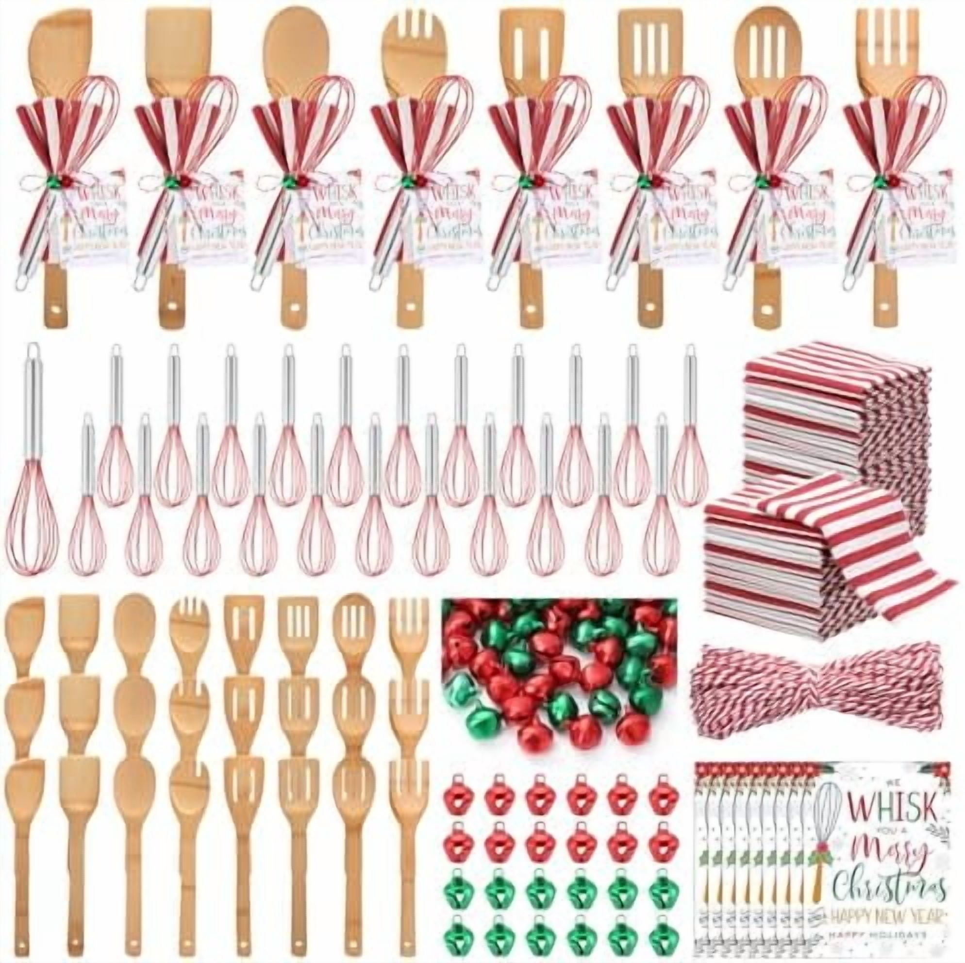 24 Set Christmas Whisk Kitchen Utensils Supplies Gifts Sets Christmas ...