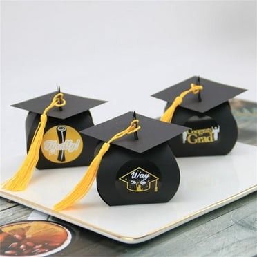 Gazdag Graduation Party Favors, 30 Pack Grad Cap Goodie Boxes for Candy ...