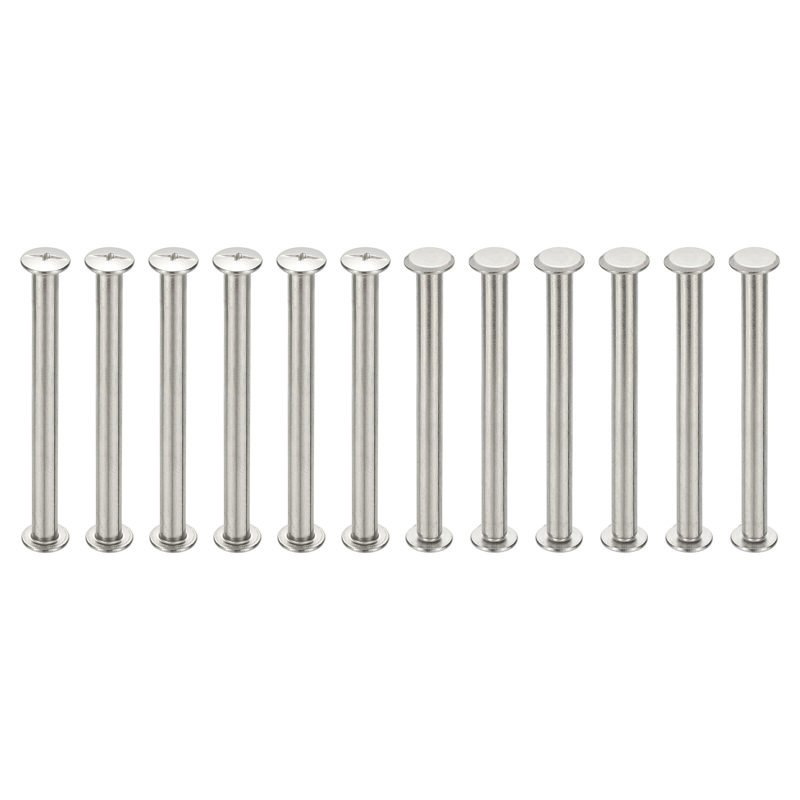 24 Sets Chicago Screws, 6x70mm(DxH) Chicago Screws Phillips Binding ...