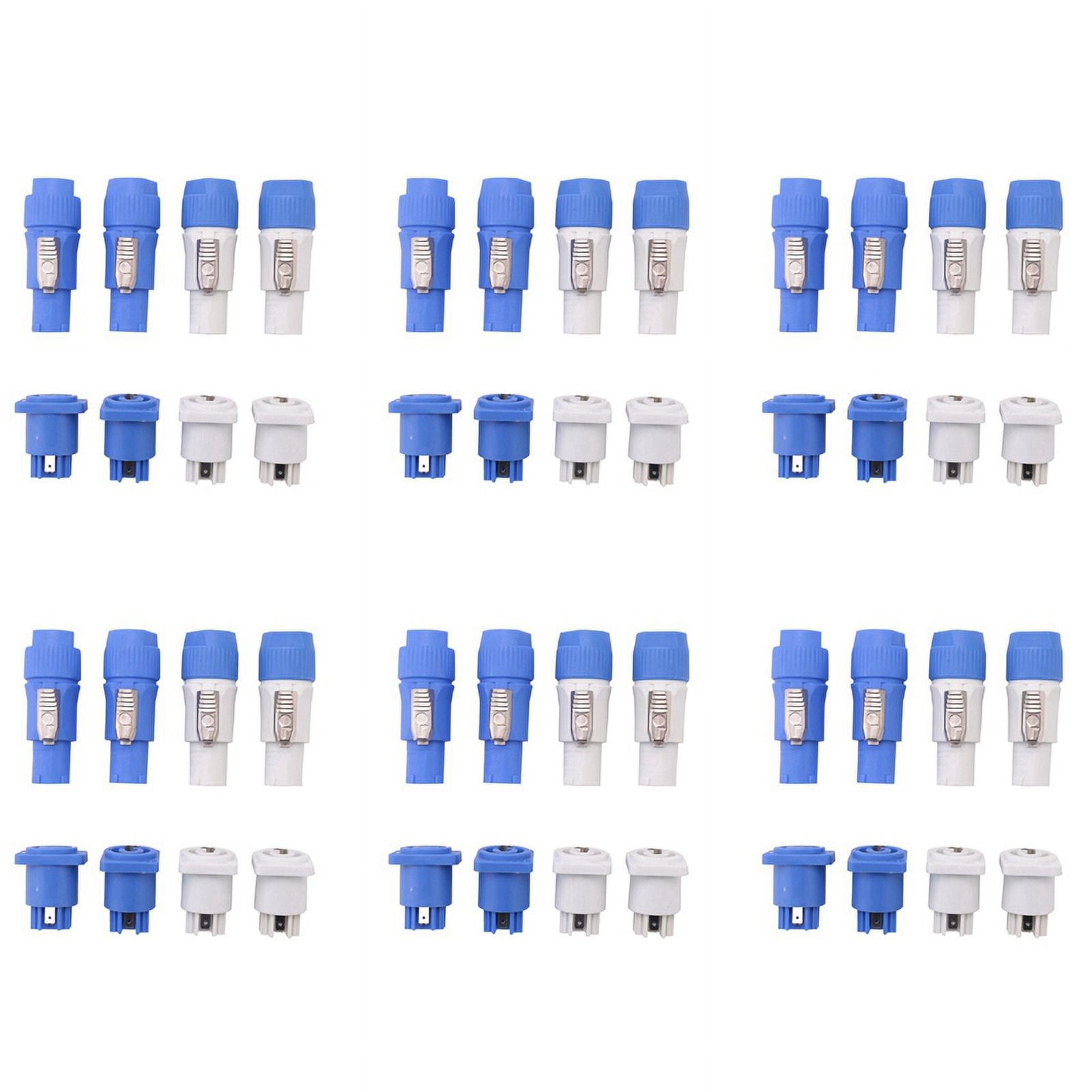 24 Sets PowerCON Connector,NAC3FCA+NAC3MPA-1&NAC3FCB+NAC3MPB-1,Lockable ...