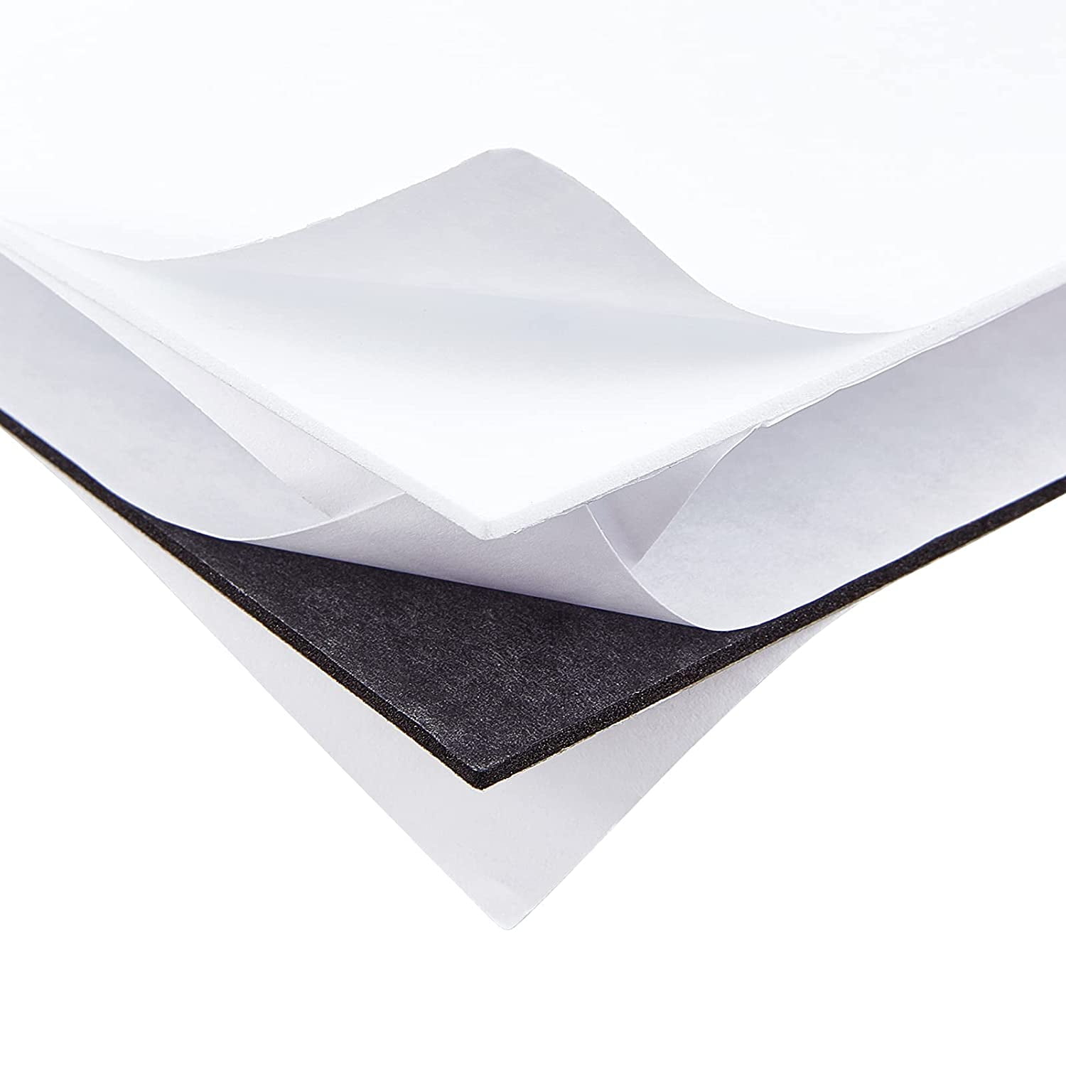 24 Sheets 5.9x3.9" Black White Sticky Foam Sheets 2mm Thick Double ...