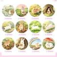 24 Sheets 6x6 Inch Bunny Garden Journal Paper, DIY Craft Paper for ...