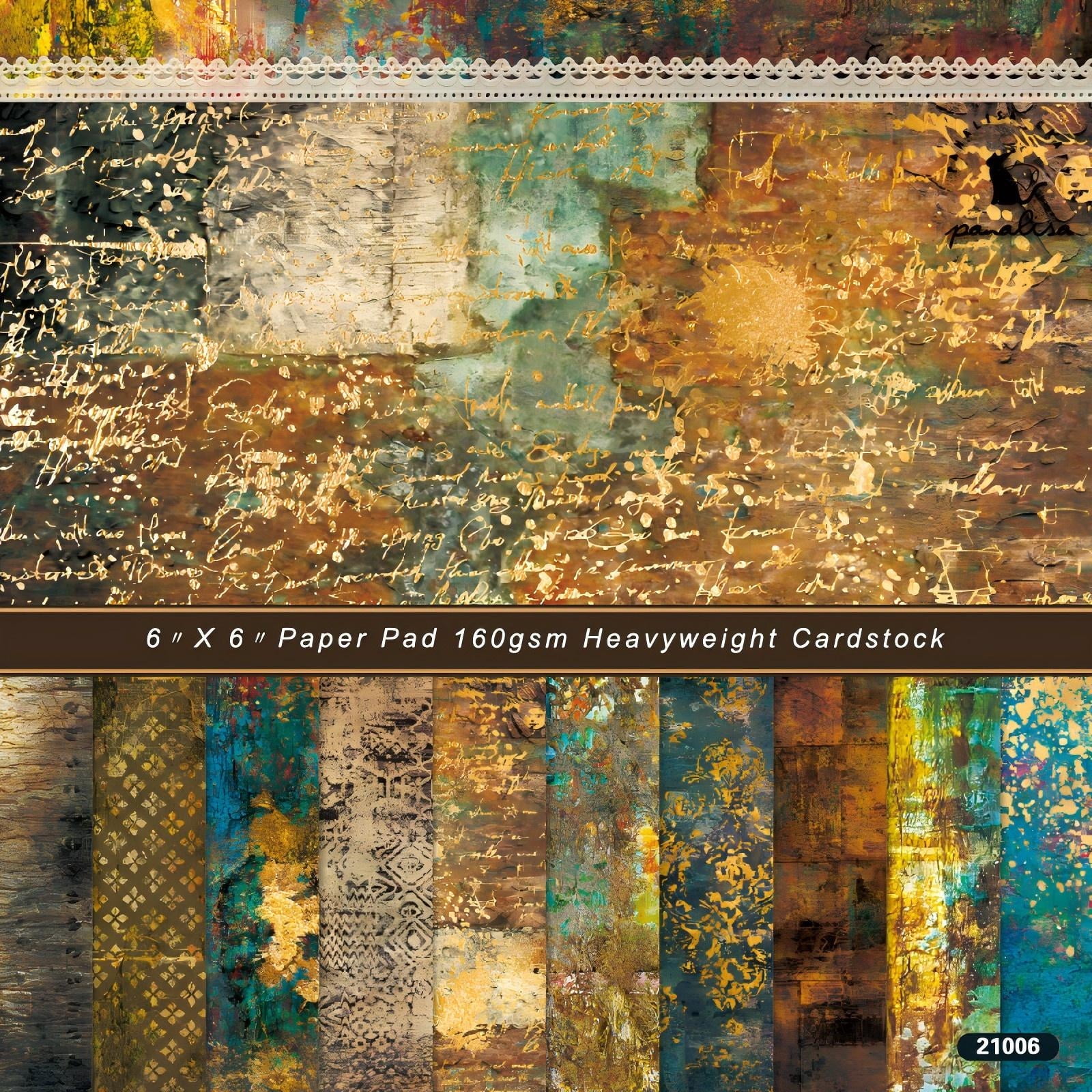 SunWMart 24 Sheets 6x6 Inch Scrapbooking Card Stock Decorative ...