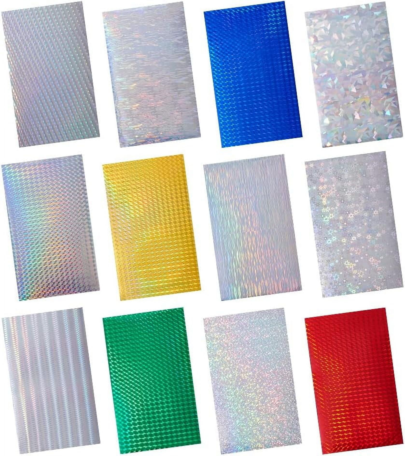 24 Sheets 8x4 Inch Fishing Lure Stickers Holographic Fish Scale Lure ...