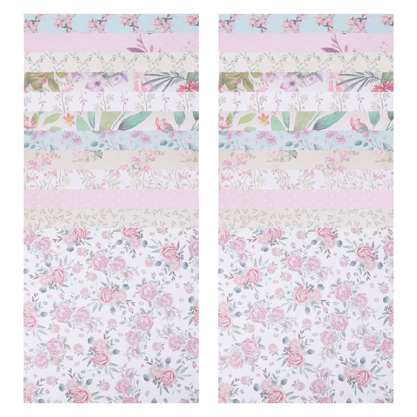 24 Sheets DIY Pattern Sticker Cardstock for DIY Pattern Cardstock Card ...