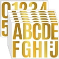 Neasyth 24 Sheets Letter Stickers Large 4 Inch Alphabet Numbers ...