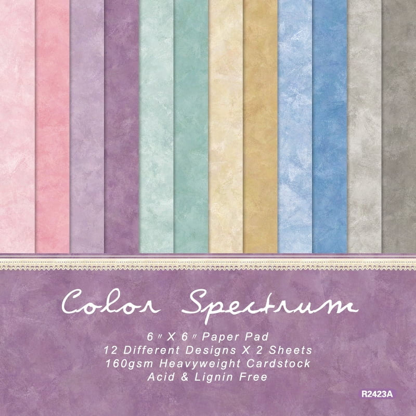 24 Sheets Scrapbook Paper, 6 x 6 Inch Colored Cardstock Origami ...