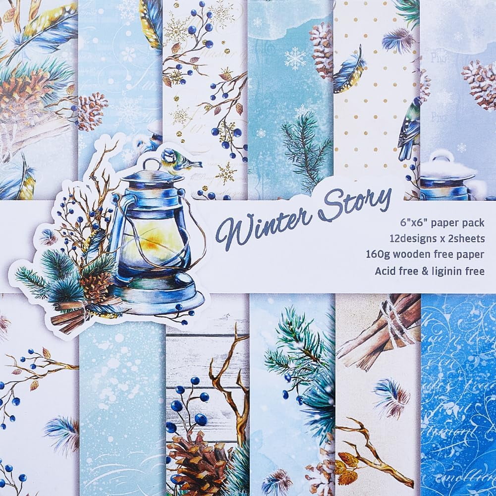 24 Sheets Tropical Scrapbook Paper Pad Hawaii vintage 12 Style Single ...