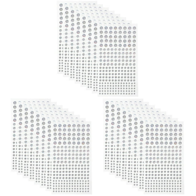 24 Sheets Of Festival Face Gems Stick On Self Adhesive Face Jewels Stickers Face Diamonds