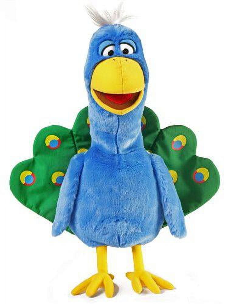 Silly Puppets 24" Full Body Ventriloquist Style Peacock Animal Puppet ...