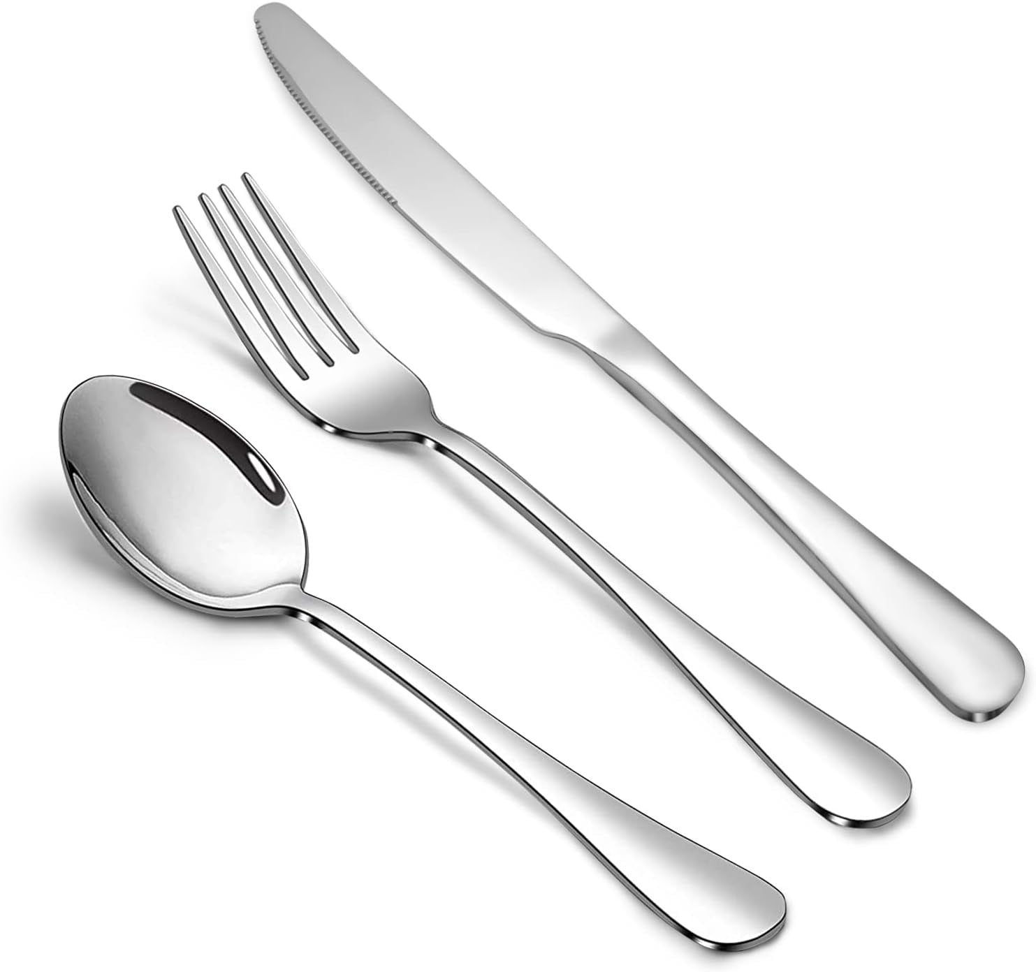 24- Silverware Set, Flatware Set for 8, -Grade Stainless Tableware ...