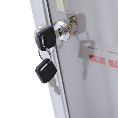 24 Slots Aluminum Alloy Pocket Chart Cell Phones Storage Cabinet for ...