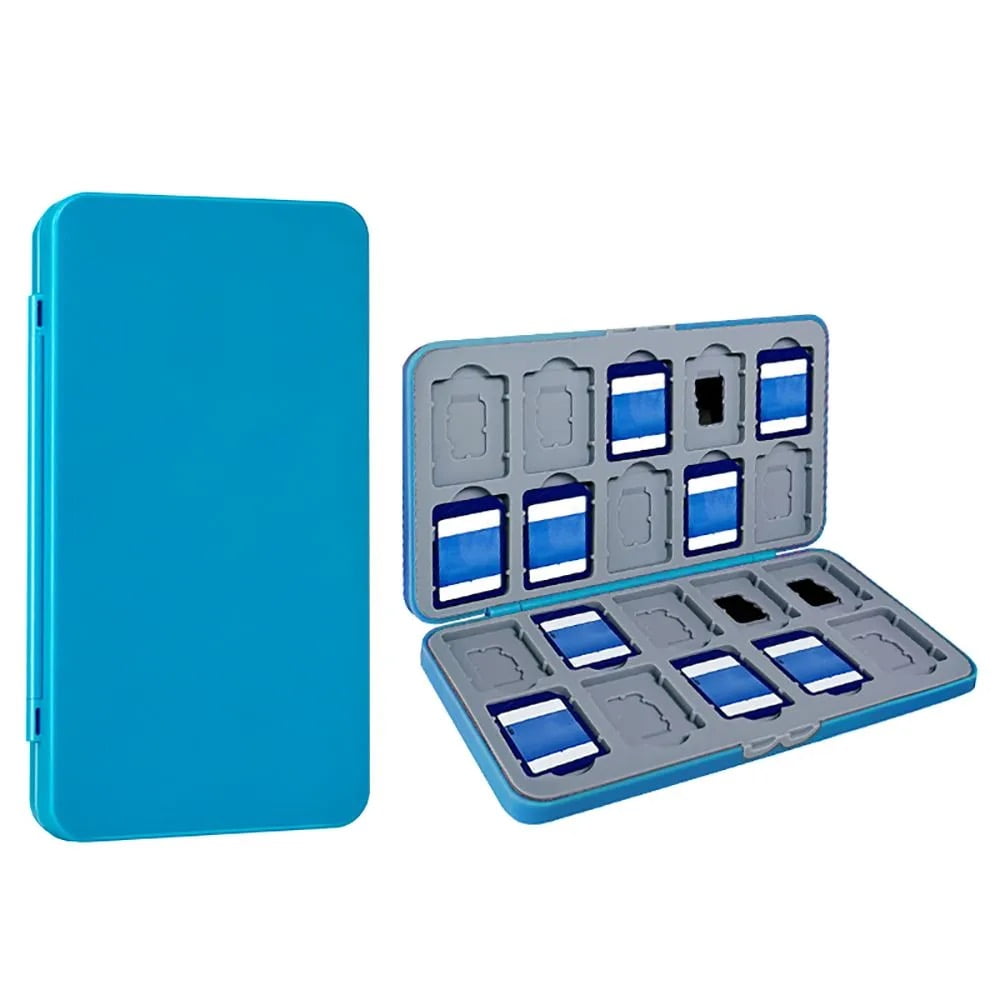 24 Slots Game Card Case Storage Box for Switchµ SD Cards,Games Holder ...