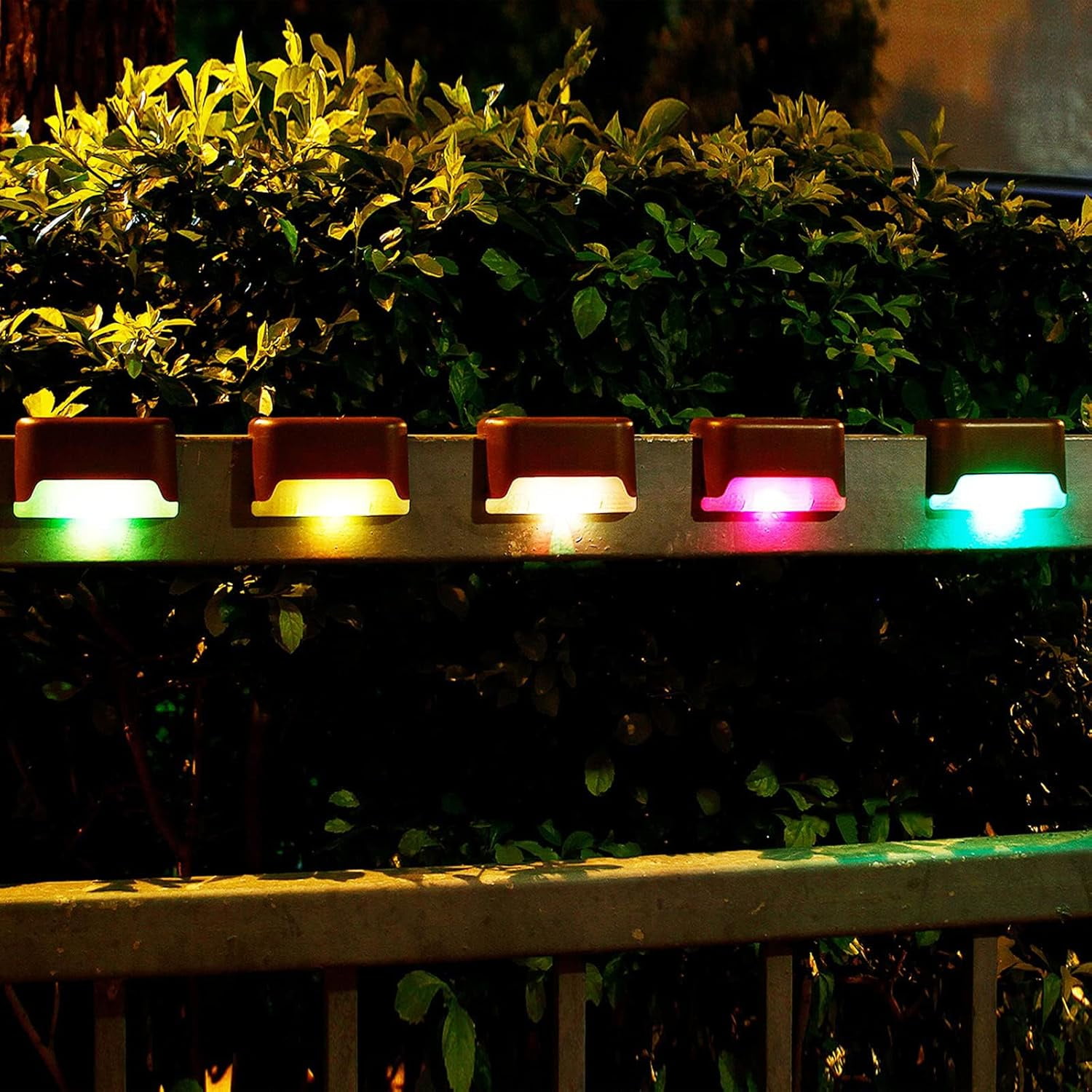 24 Solar Step Lights,Color Changing Light up Swimming Pool Accessories ...