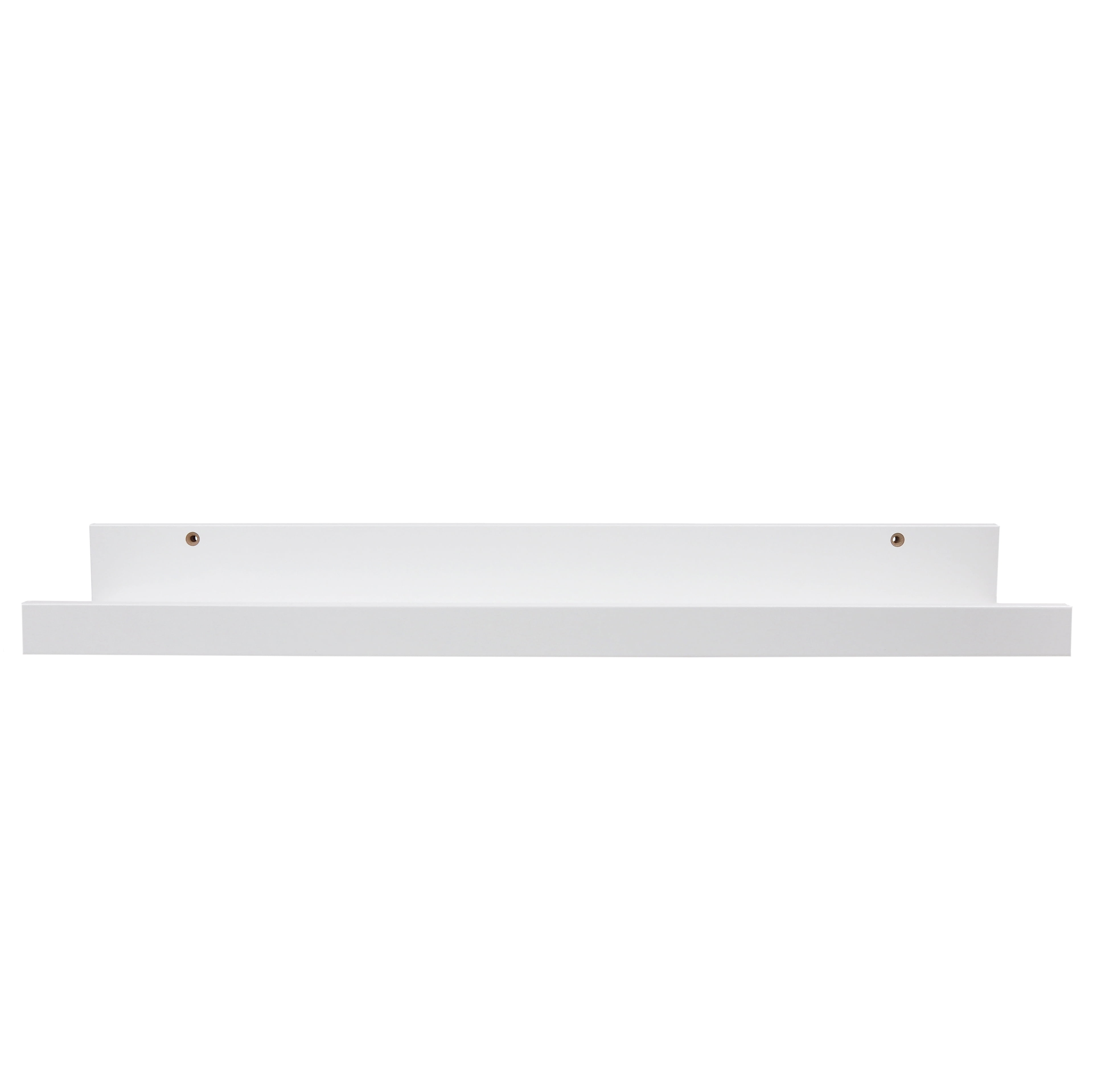 24" Solid White Ledge Shelf by Studio Décor - Floating Wall Mount ...