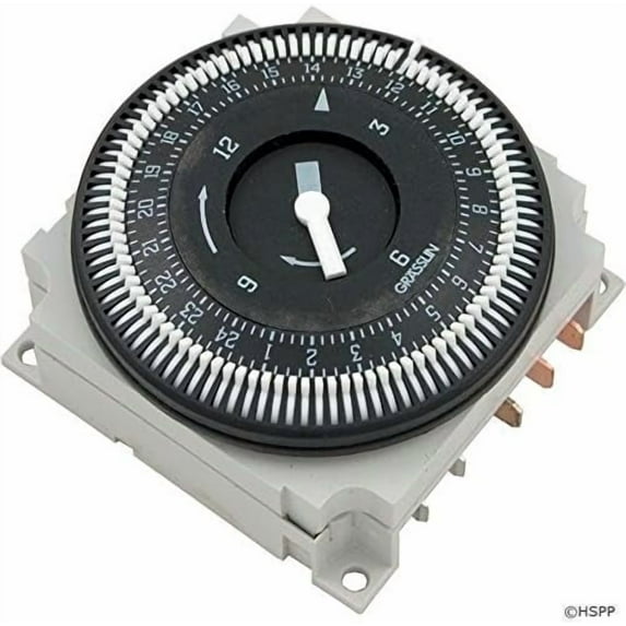 24 Spa Time Clock, SPDT 120V, Panel Mount FM/1 STUZ 120V - Walmart.com