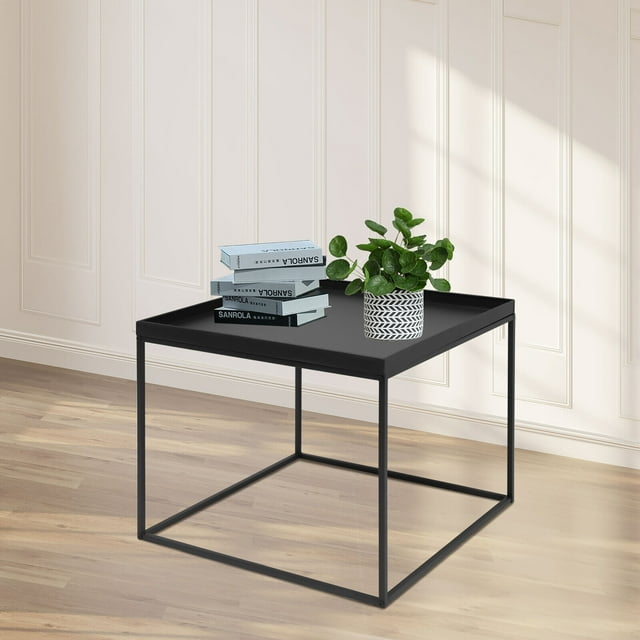 24" Square Table Side End Table Camping Table Portable Steel Office ...