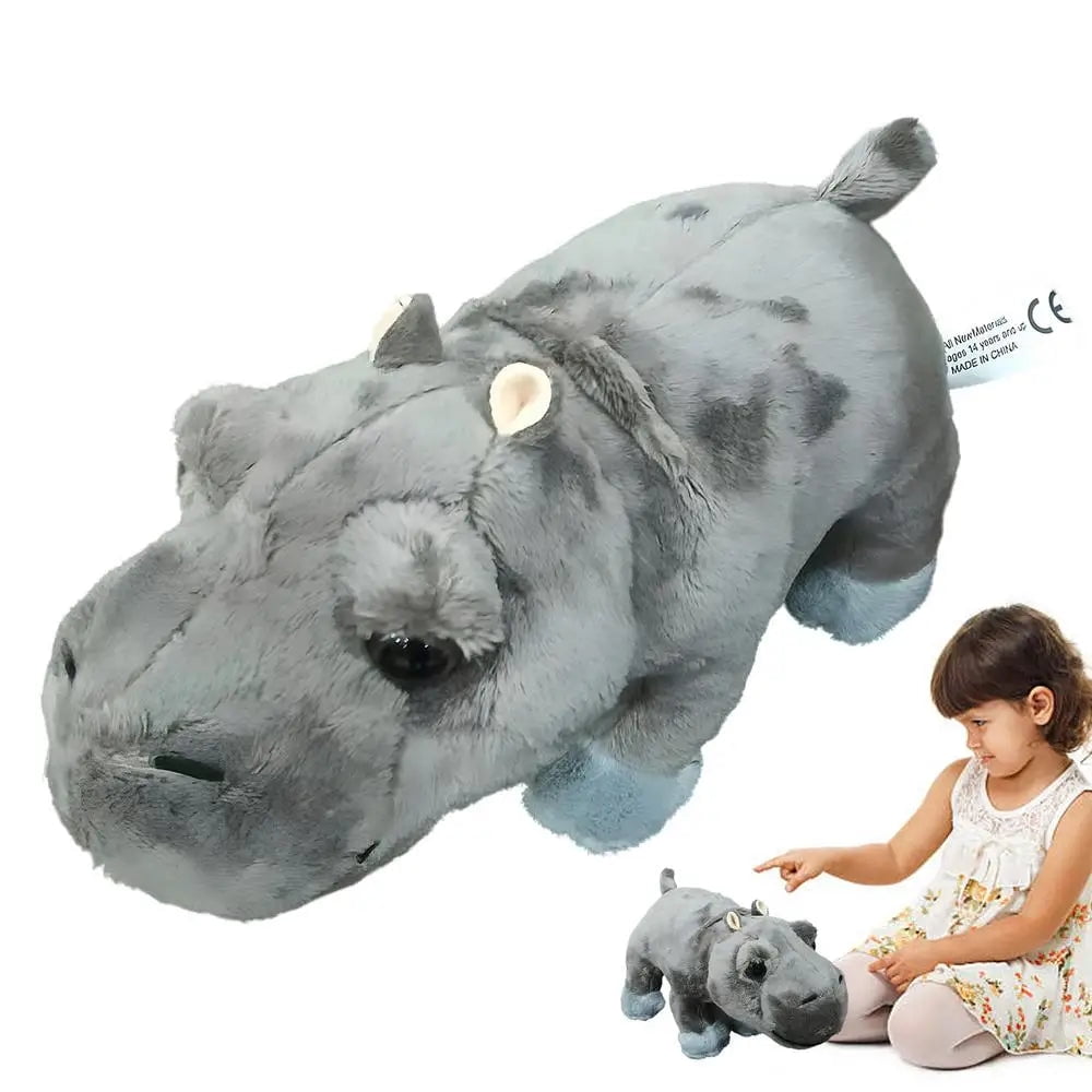 Plush Toy Cute Creative Small Plush Hippo Toy for Soothing Play Soft ...