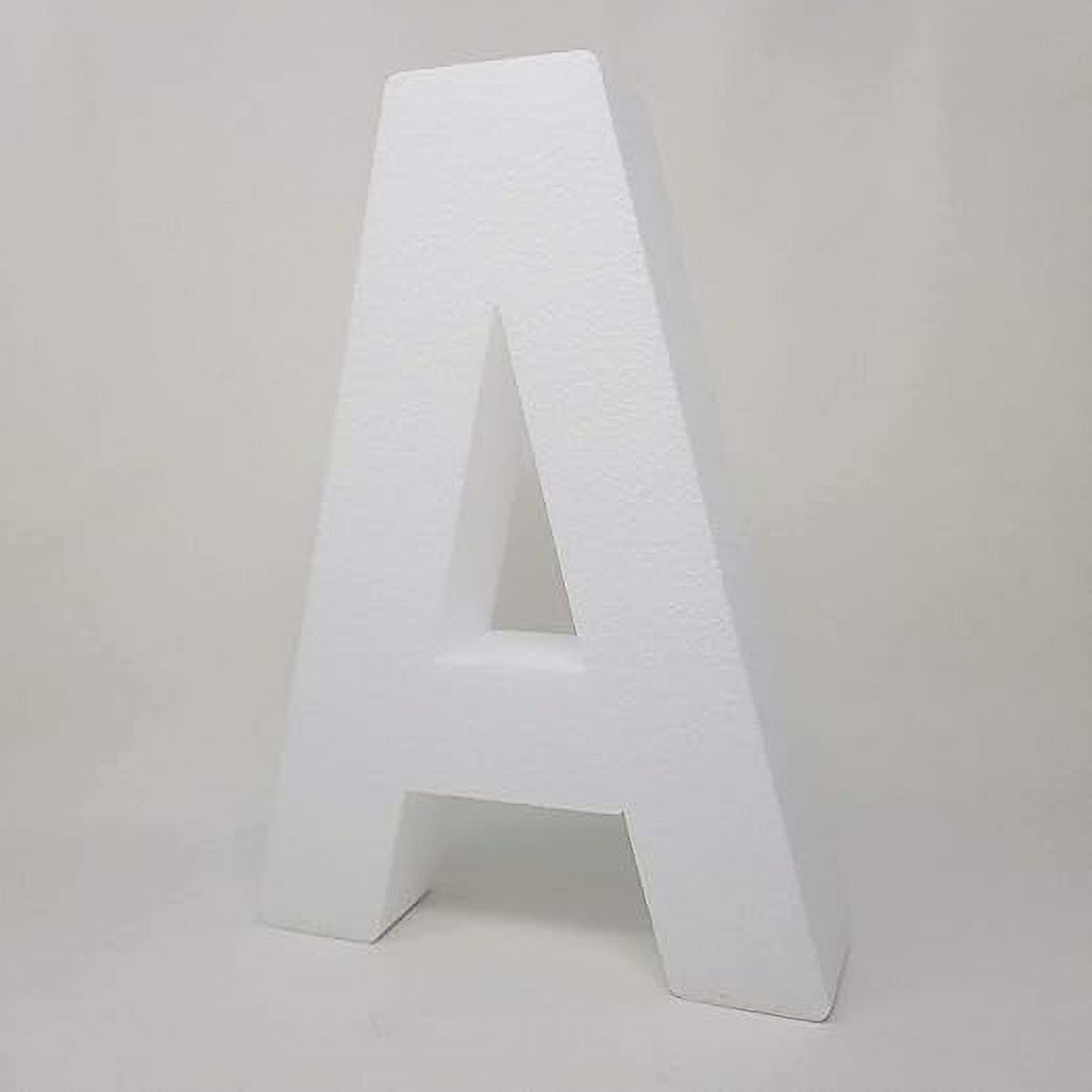 24" Styrofoam Free Standing Letters A-Z & Symbols - Letter A - Walmart.com