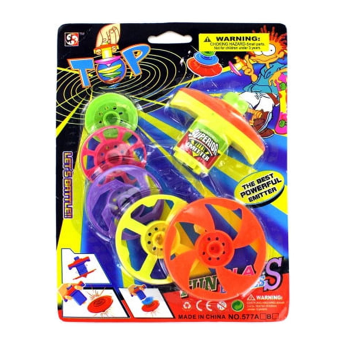 24 Super Top Spinners - Walmart.com