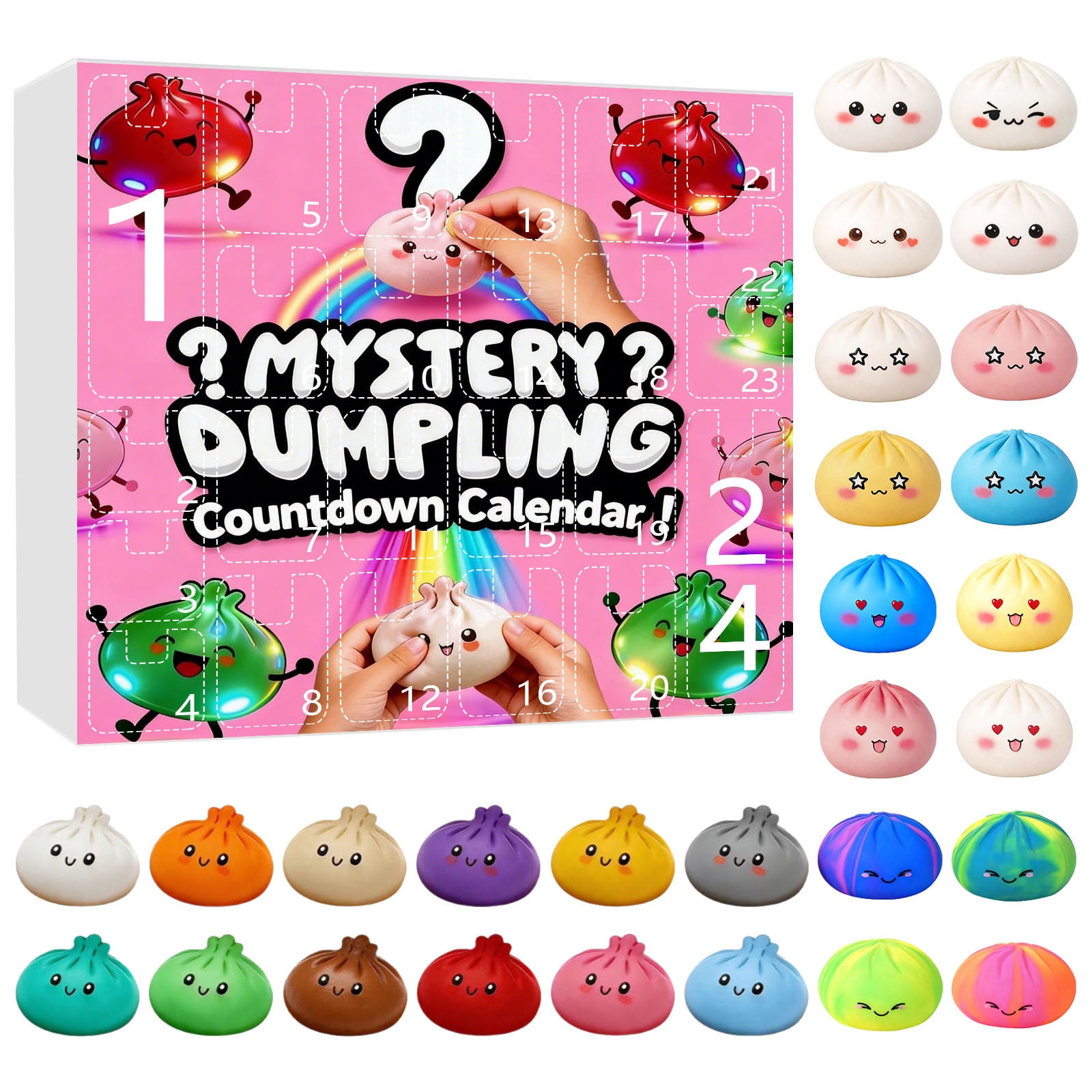 24 Surprise Dumpling Advent Calendar Space Edition Fidget Toys ...