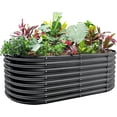 24“ Tall Galvanized Raised Garden Bed Kit, Galvanized Planter Garden ...