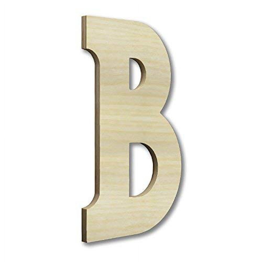 24" Tall X 1/2" Thick, Wood Letter I - Iola - Large Wall Wood Letters - English or Greek - for ...