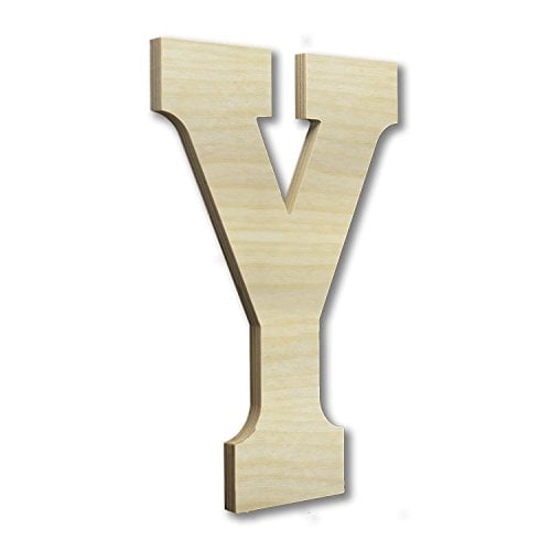 24" Tall X 1/2" Thick, Wood Letter Y - Large Wall Wood Letters ...