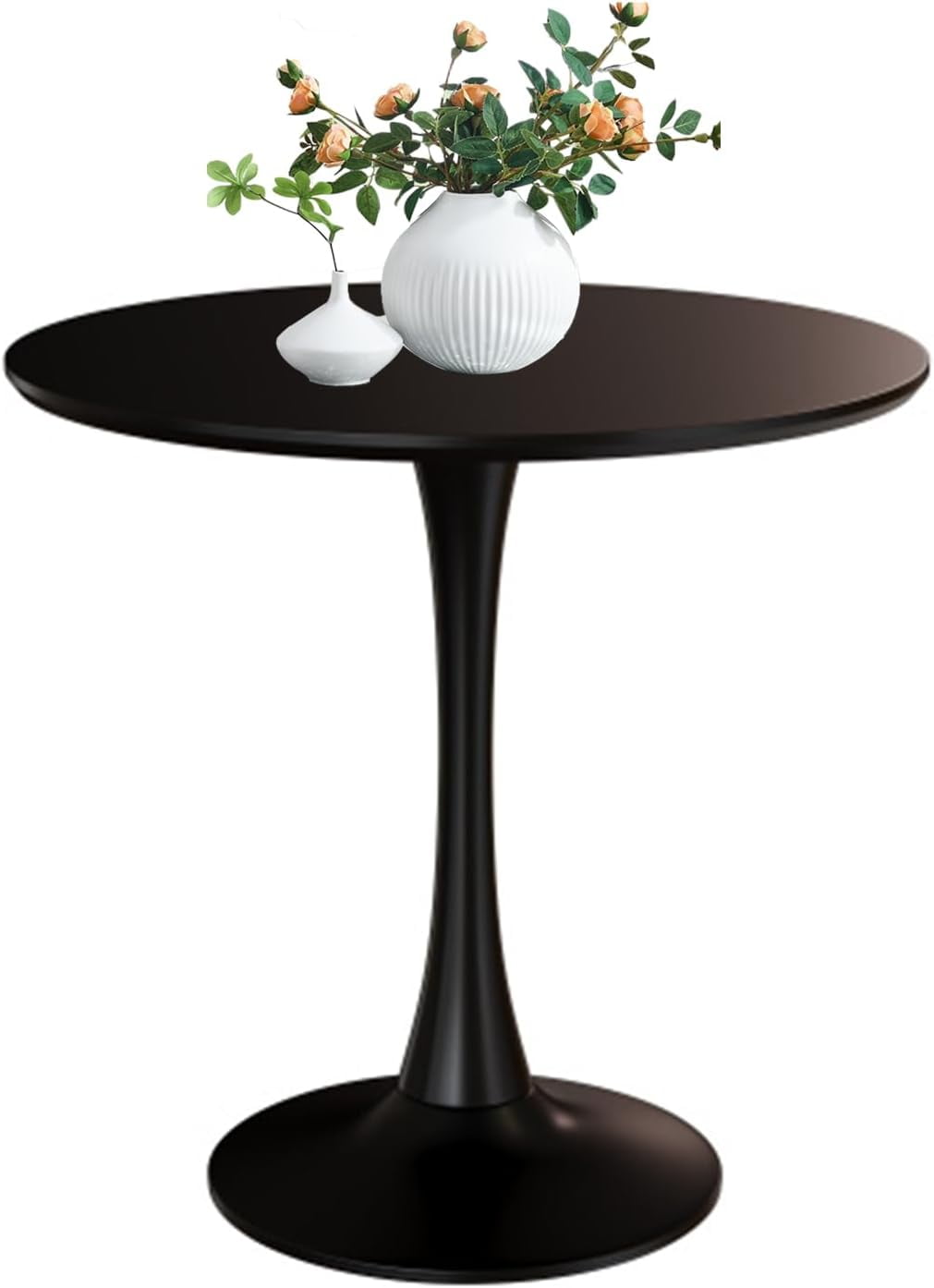 24" Tulip Table for 2-3 Persons Modern Round Dining Table, Mid-Century ...