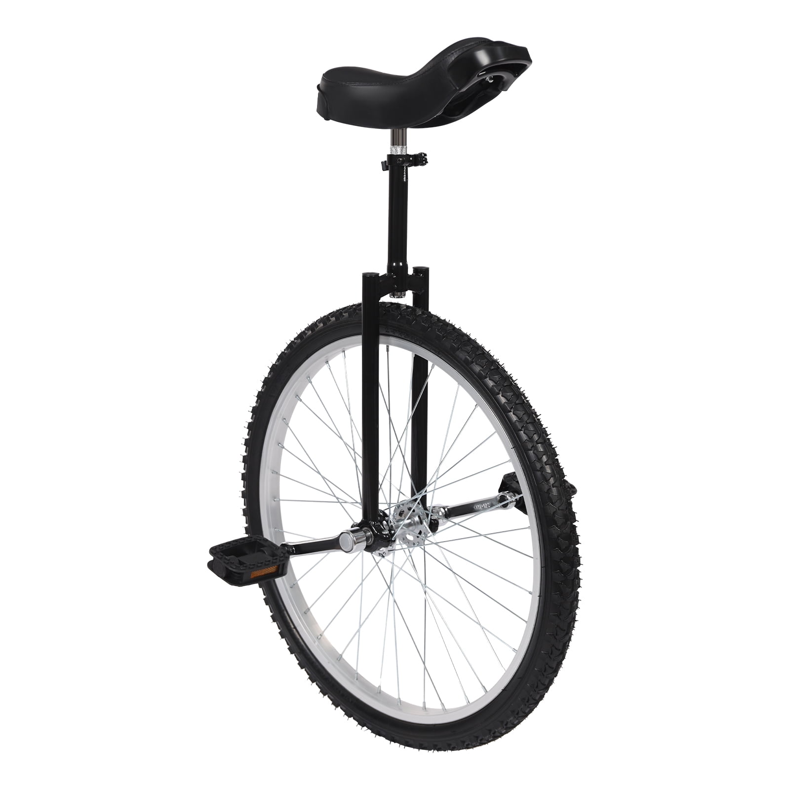 24" Unicycle, Leakproof Tire Outdoor Unicycle with Adjustable Seat ...