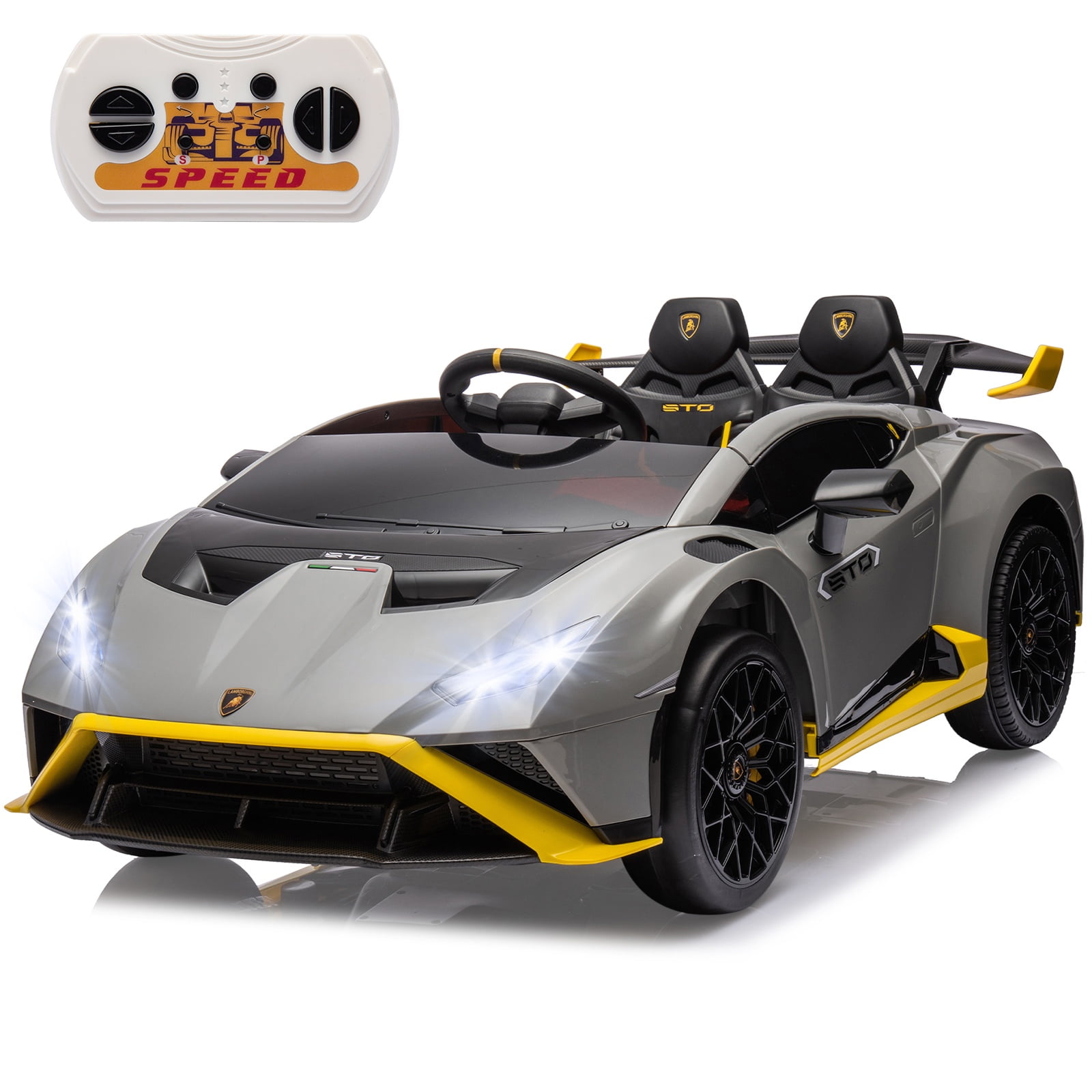 24 V Powered Ride on Car, Lamborghini Huracan Sto Ride on Toy with ...