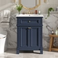 24'' Vintage Elegance Bathroom Cabinet with Soft Closing Doors and ...