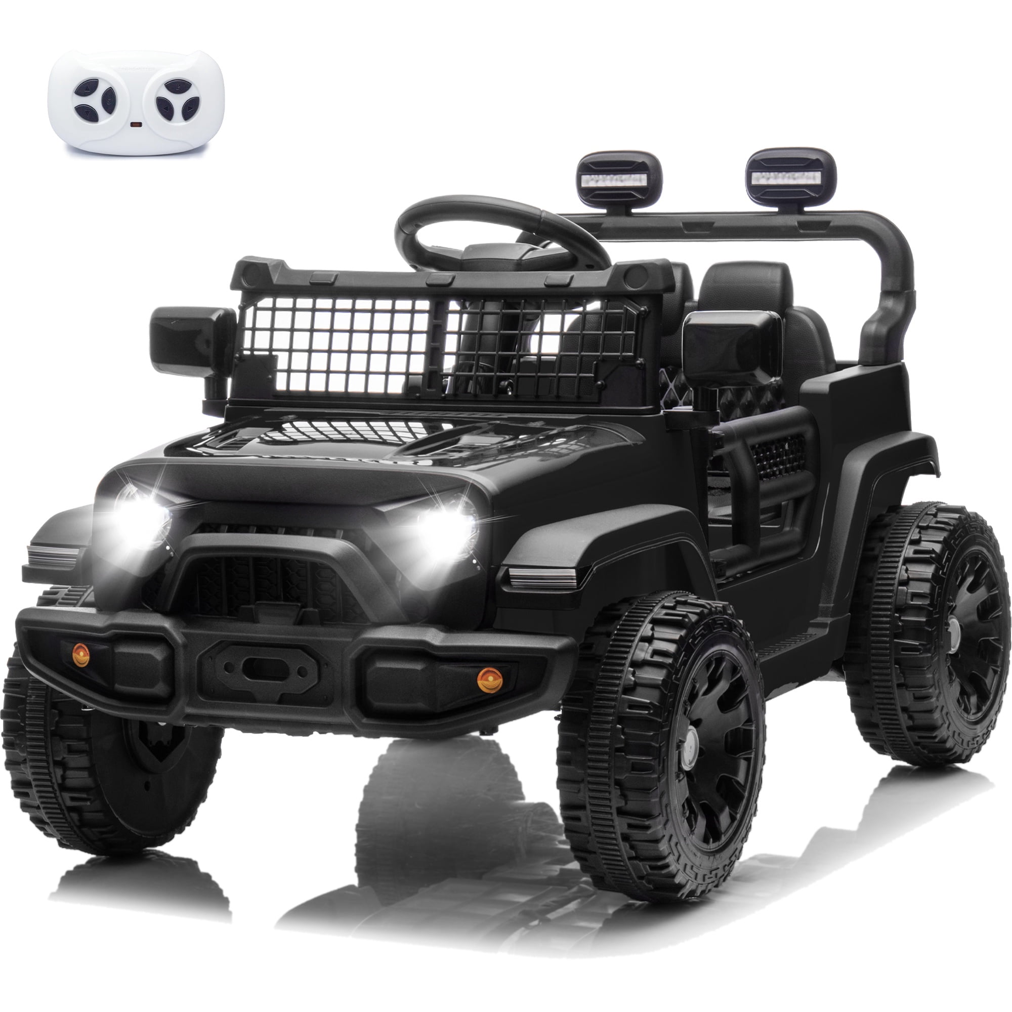 Toyota FJ40 24V Ride On Car, Remote Control, LED, Bluetooth, Music, 4 ...