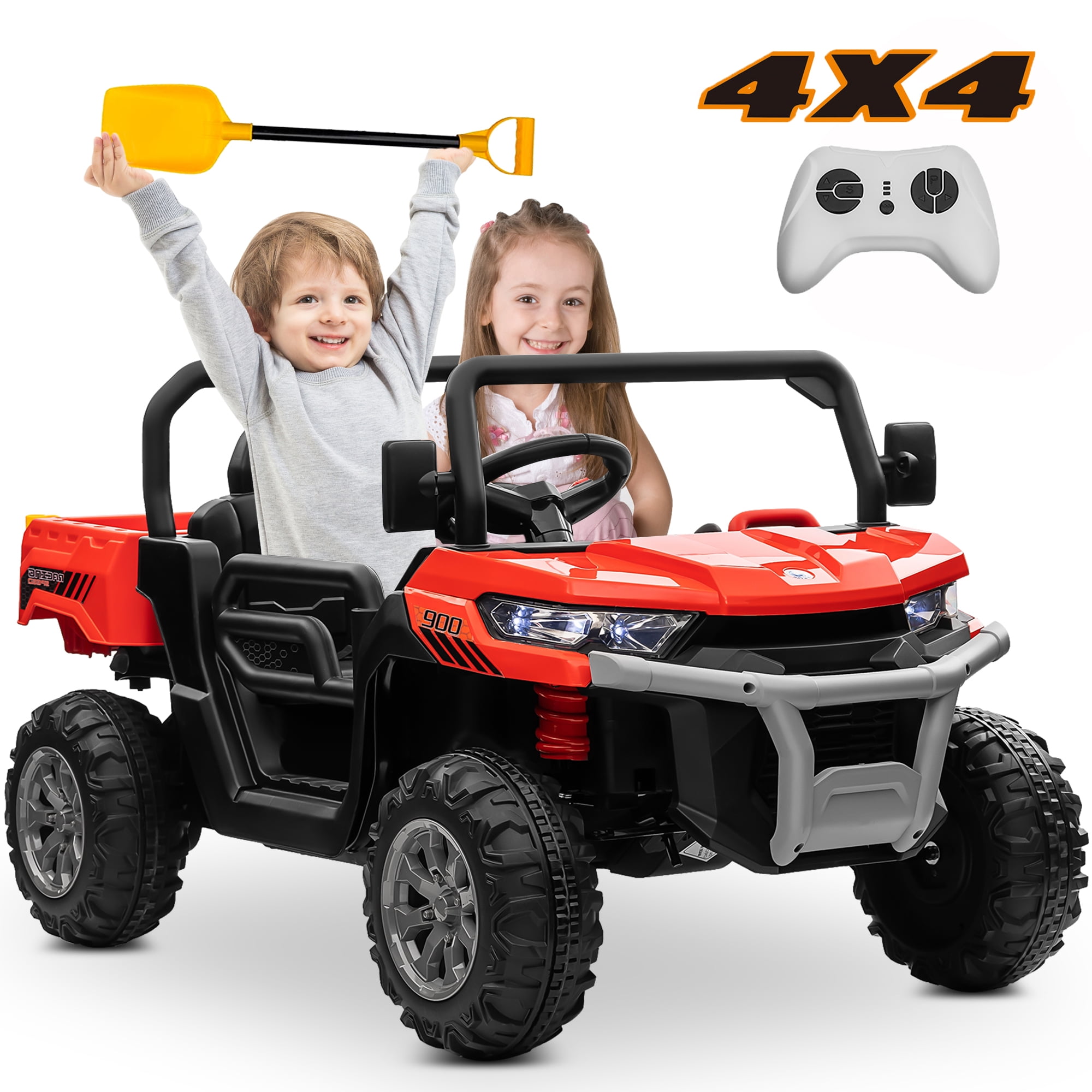 24 Volt Ride on Toys w/ Remote Control, 2*200W Strong Engine, 9AH ...