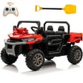 24 Volt Ride on Toys w/ Remote Control, 2*200W Strong Engine, 9AH ...
