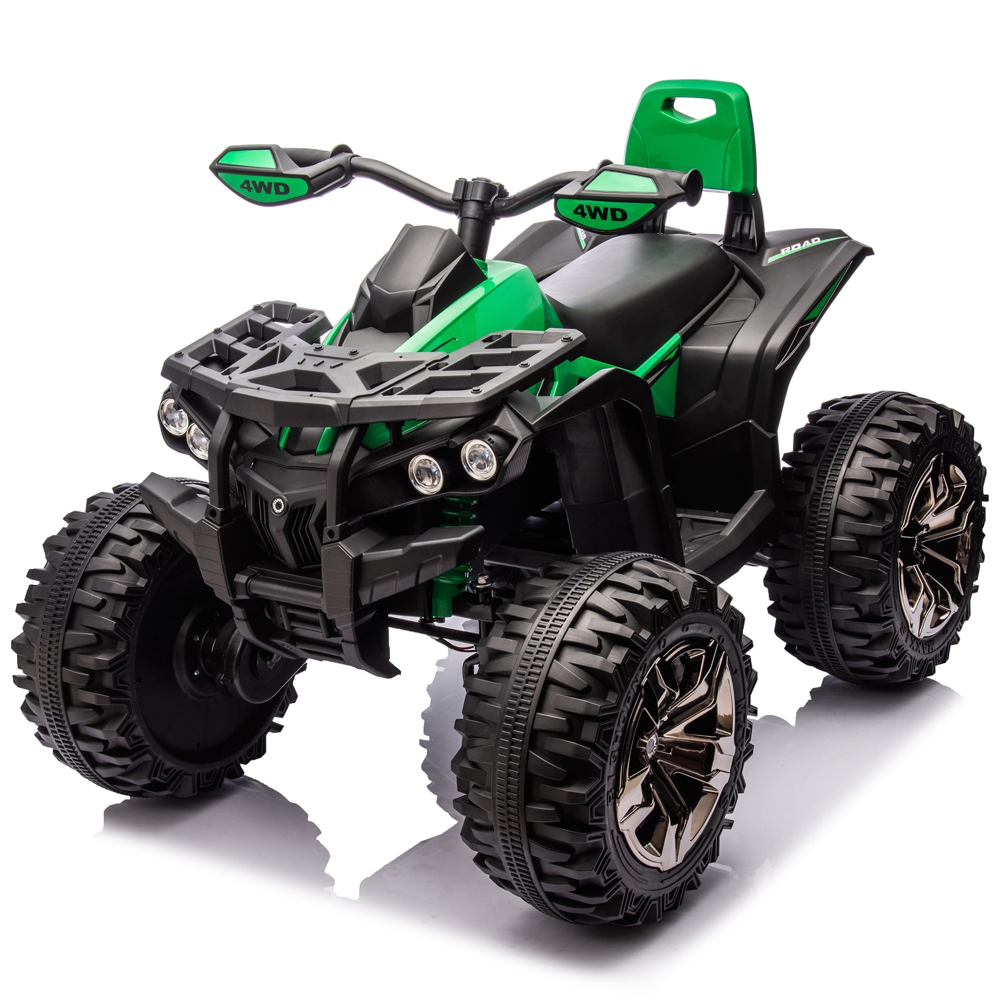 Joyracer 24 Volt Ride on Toys, 4WD Electric ATV for Kids, Power Car ...