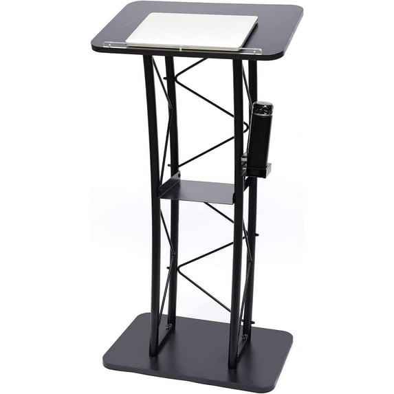 24"W X 16"D X 47" H Metal Podium Pulpits for Churches,Black Lectern ...