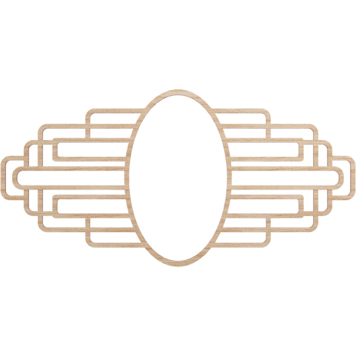 24"W x 12"H x 6 5/8"IW x 11 3/8"IH x 3/8"T Elizabeth Wood Fretwork ...