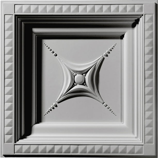 24"W x 24"H x 2 7/8"P Star Ceiling Tile - Walmart.com