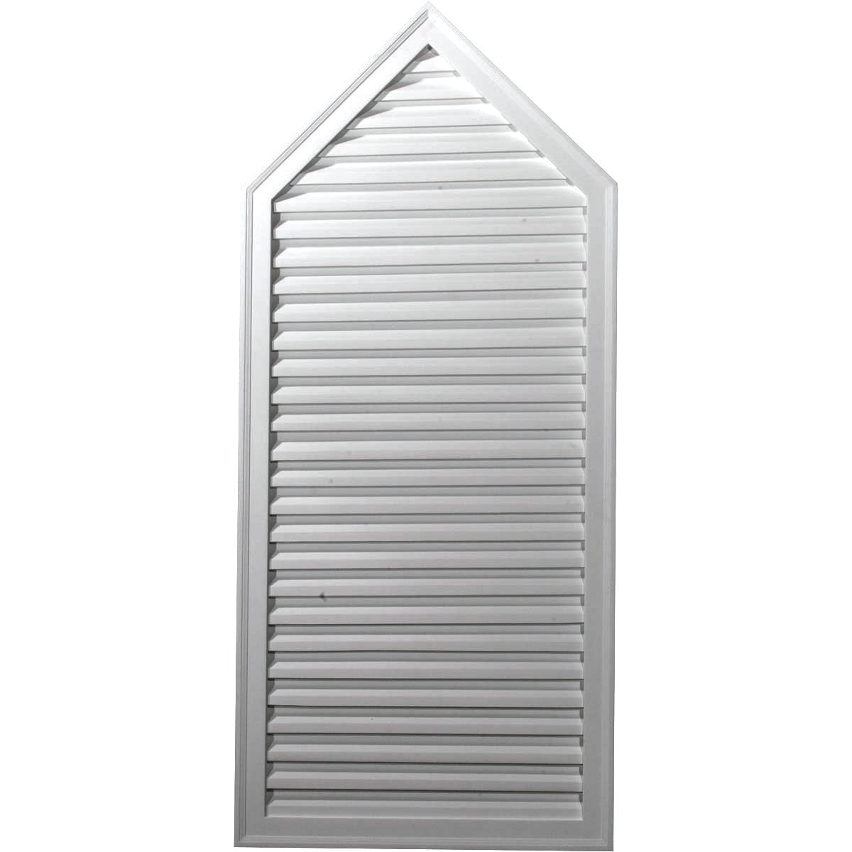 24"W x 53"H Peaked Urethane Gable Vent Louver, Non-Functional - Walmart.com