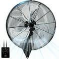 24” Industrial High Velocity Wall Mount Fan, 8000 CFM, 3-Speed ...